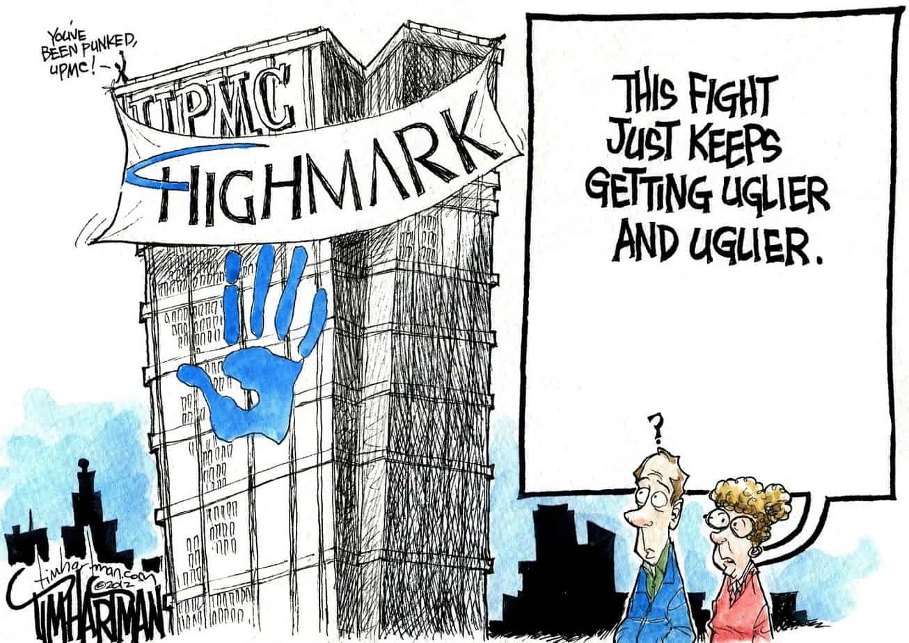 February "Kartoon": UPMC vs. Highmark - Western Pennsylvania Healthcare ...